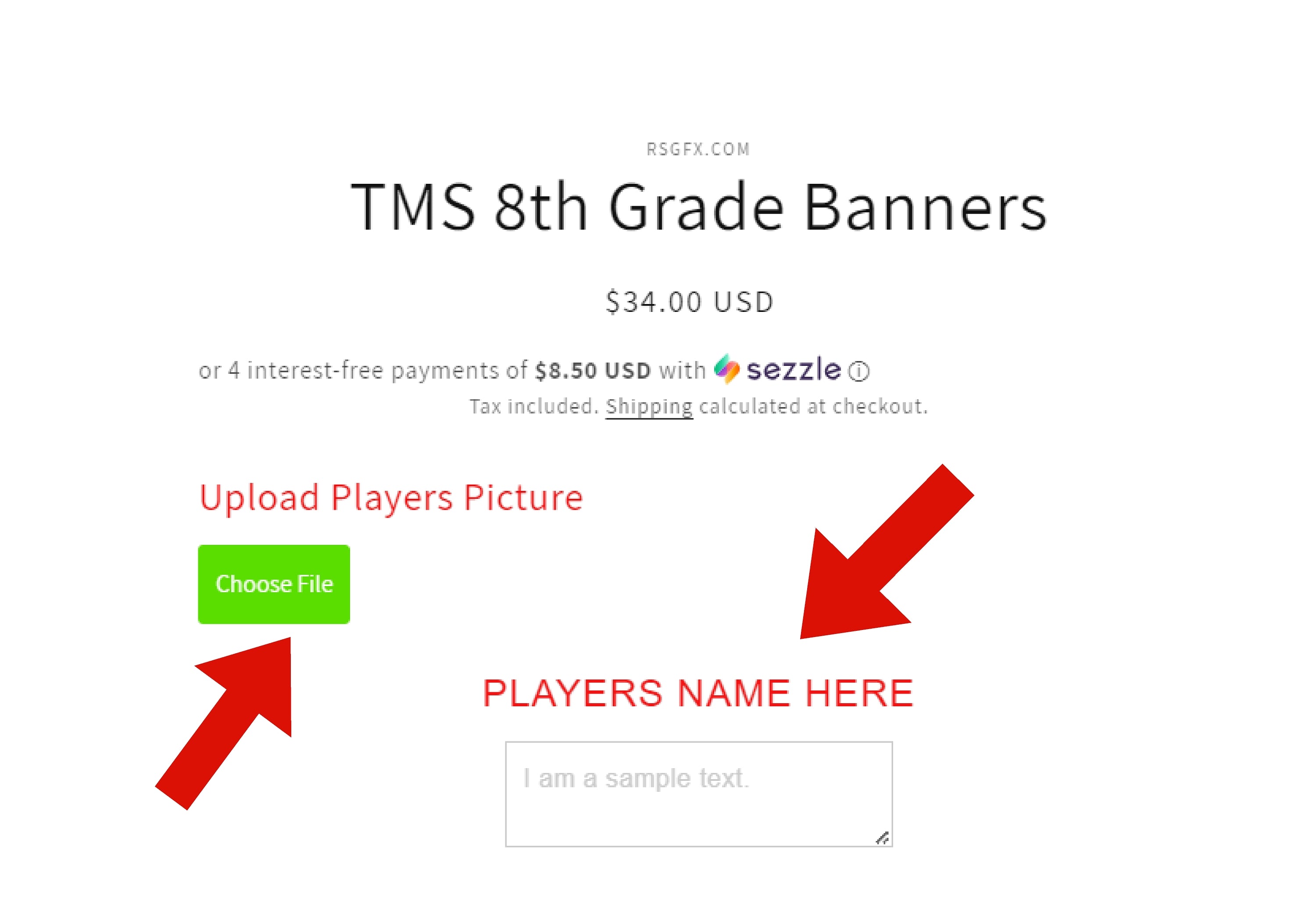 TMS 8th Grade Banners – RSGfx.com